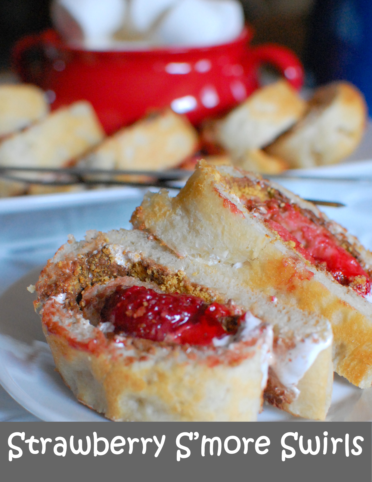 A Sprinkle of This and That: Strawberry S'more Swirls