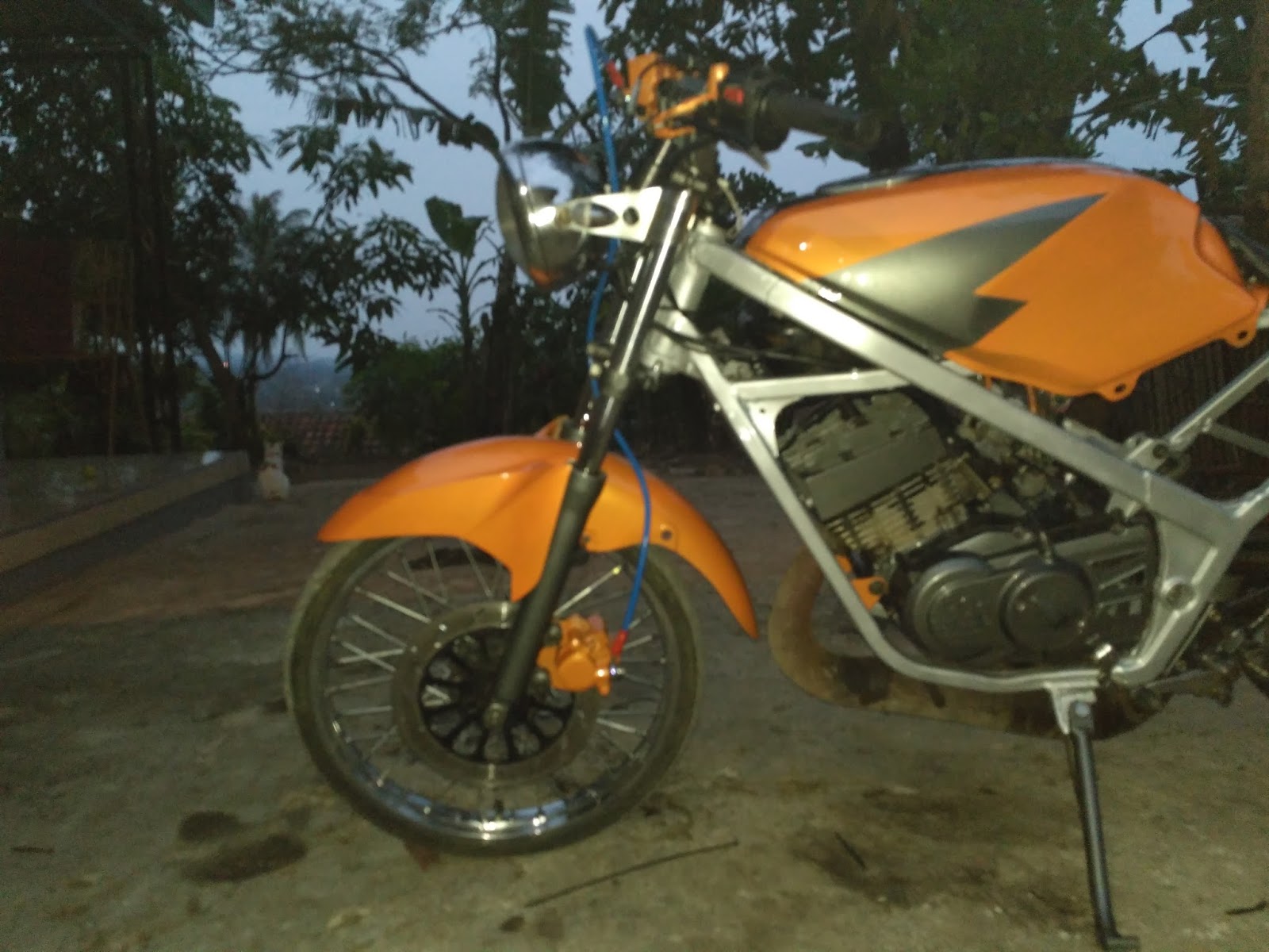 MODIFIKASI SUZUKI RGR 150 ALA KAWASAKI NINJA R 150