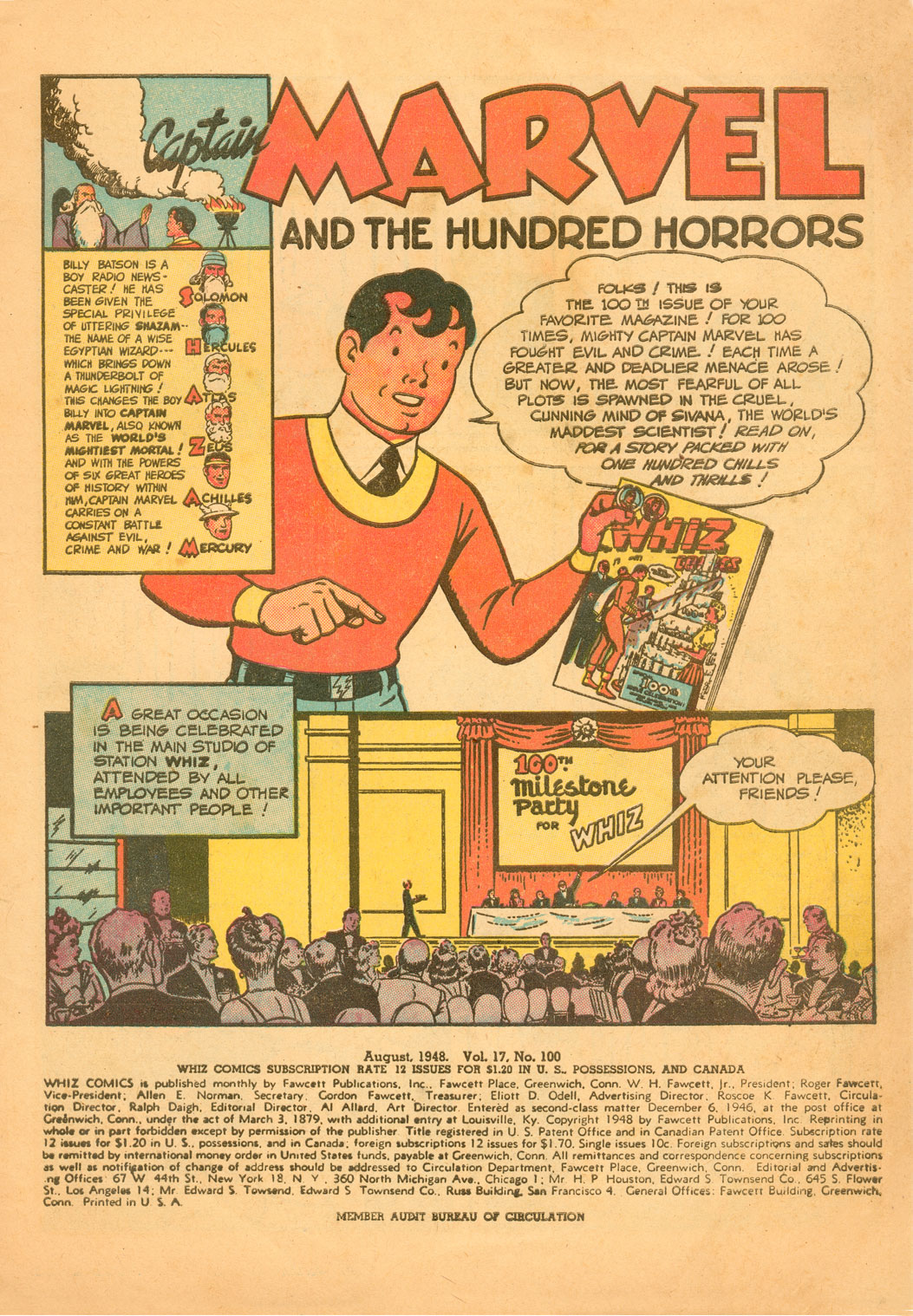 WHIZ Comics #100 | Read All Comics Online