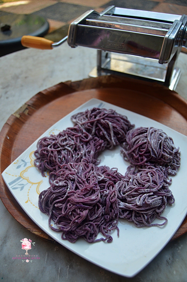 Mie Ubi Ungu | Dapur Comel Selma