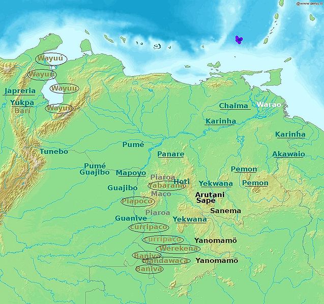 Pueblos Indígenas de Venezuela "Pemón": Ubicación del pueblo pemón