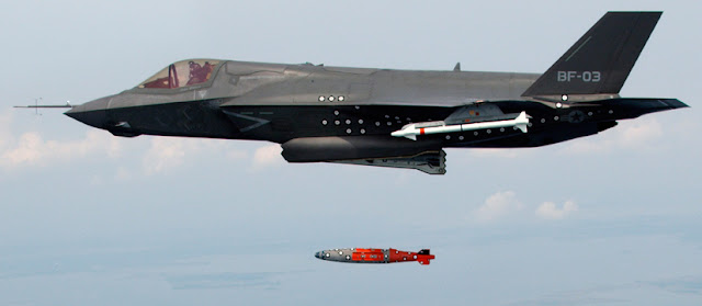 Elements Of Power: F-35 drops JDAM: Crickets on the Web