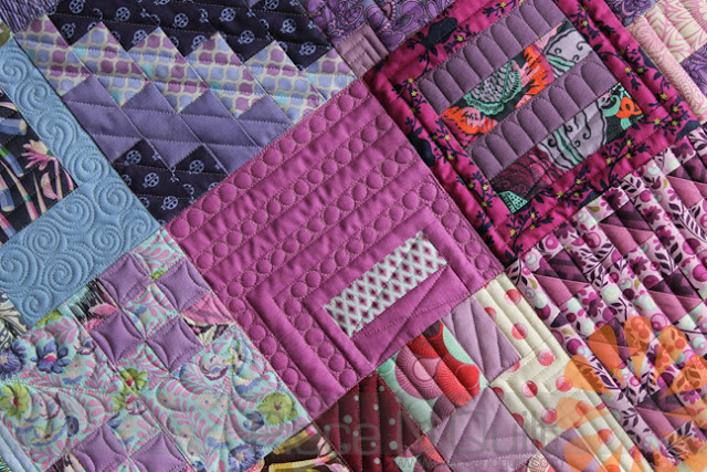 Piece N Quilt: Tula Pink Sampler Quilt - Custom Machine Quilting by ...