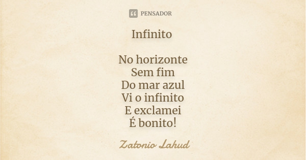 Blog do Barão : Infinito