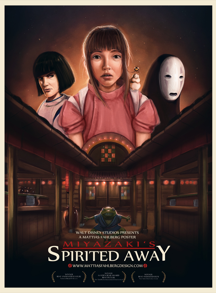 The Geeky Nerfherder: Movie Poster Art: Spirited Away (2001)