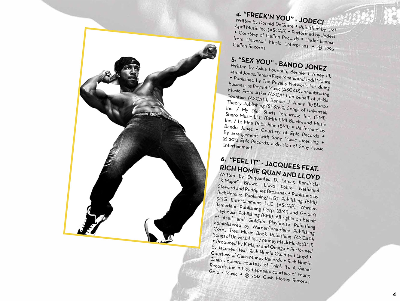 Encarte: Magic Mike XXL (Original Motion Picture Soundtrack) [Digital ...