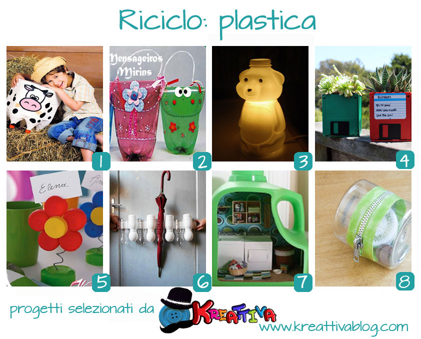 16 idee creative per il riciclo della plastica - Kreattivablog