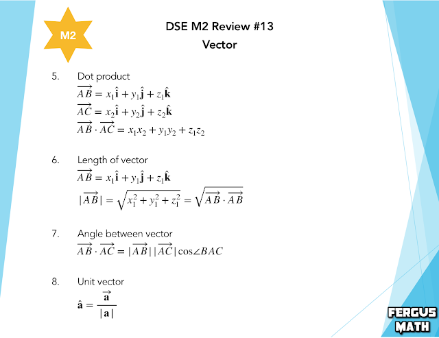 Fergus Sir Mathematics: M2 Review - Chapter 13 Vector