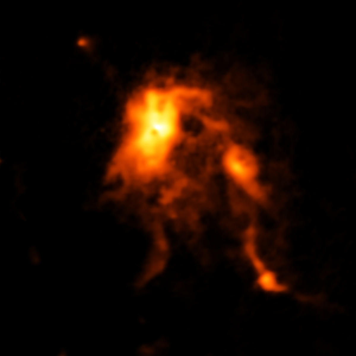 Protostar blazes and reshapes its stellar nursery | Earth Blog