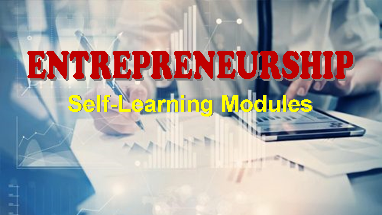 Entrepreneurship Self Learning Modules (PDF Download)