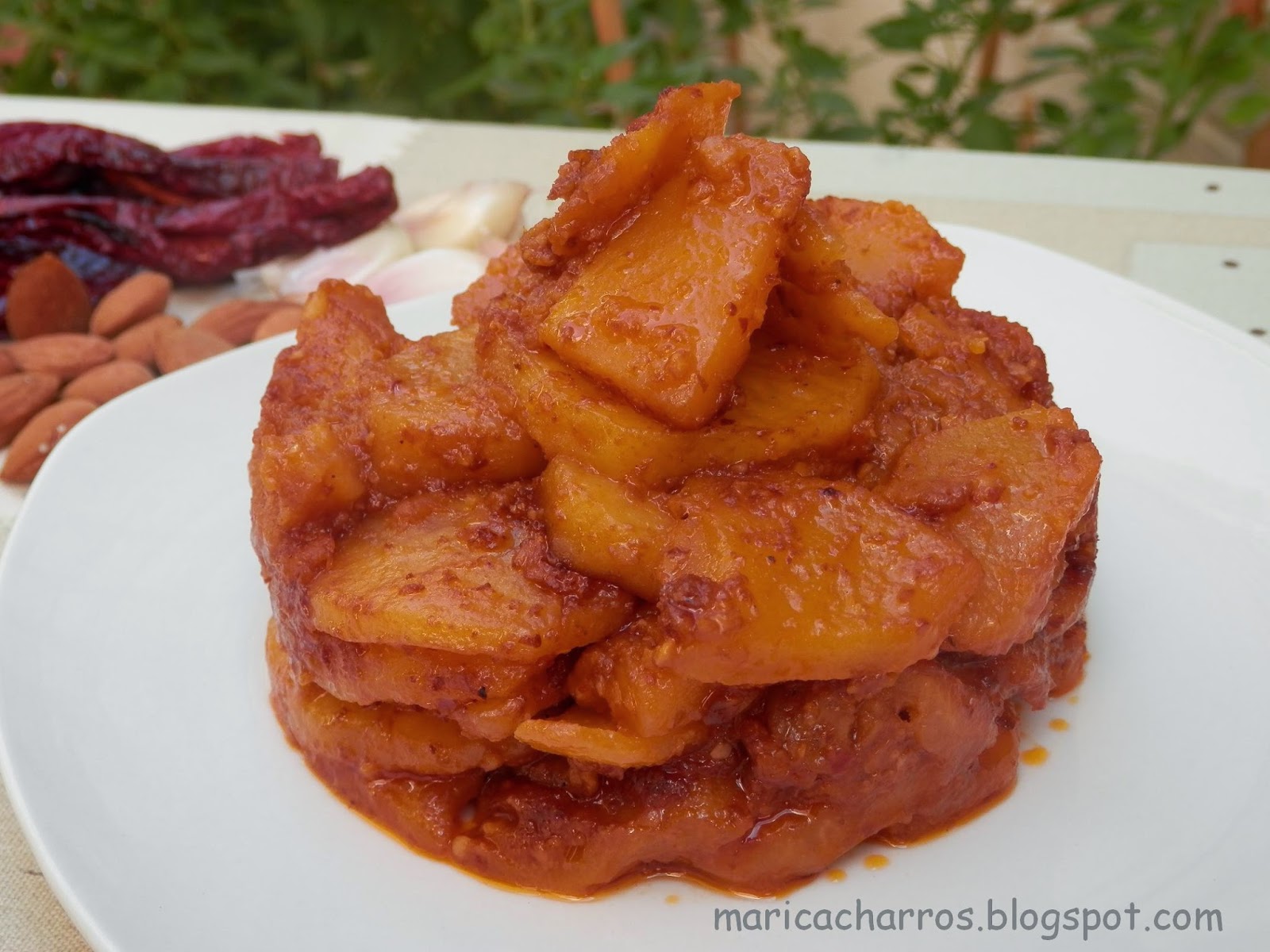 Fritá de calabaza al ajillo | Maricacharros