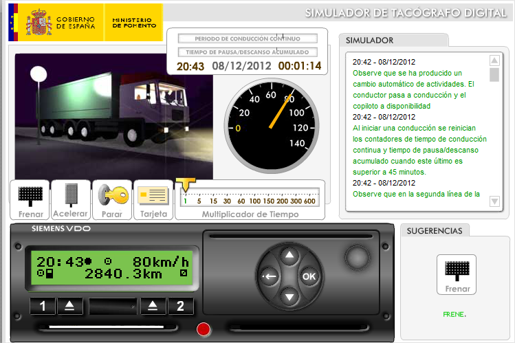 Juan Andrés Arroyo Castillo: Simulador Tacógrafo Digital: Actia ...