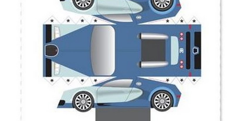 SP. Papel Modelismo: PaperCraft - Bugatti Veyron