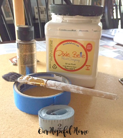 Our Hopeful Home: DIY Paint-Dipped Three-Legged Table: Thrift Store ...