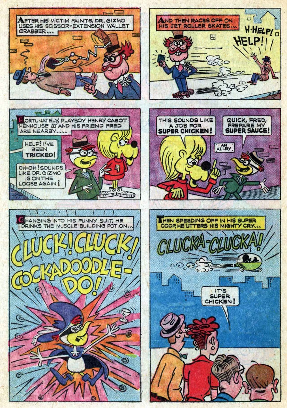 Four-Color Shadows: Super Chicken-1969