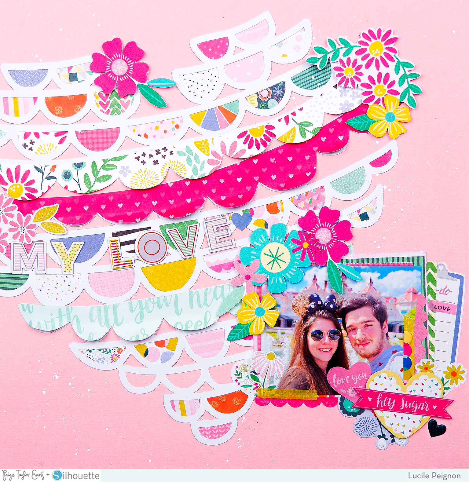 My Love Layout by Lucile Peignon | Paige Taylor Evans