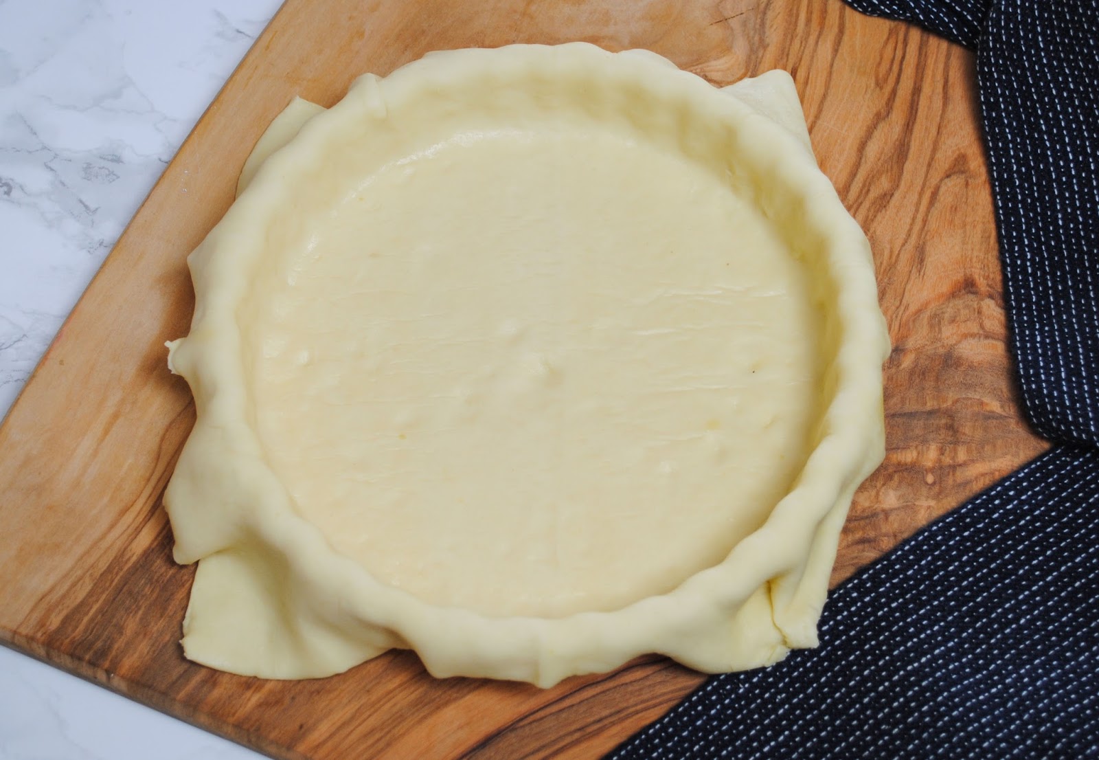 Sharkett Sisters: GOATS CHEESE, BACON AND NEW POTATO QUICHE