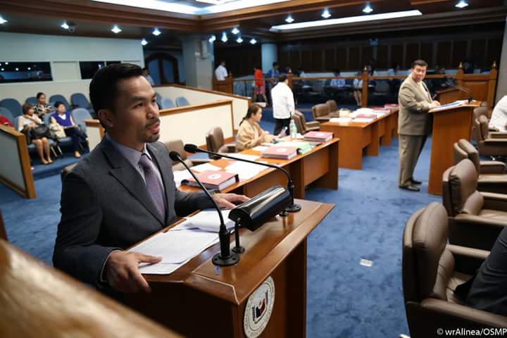 Senator Manny Pacquiao Makes A Great Impression To His Fellow Senators ...
