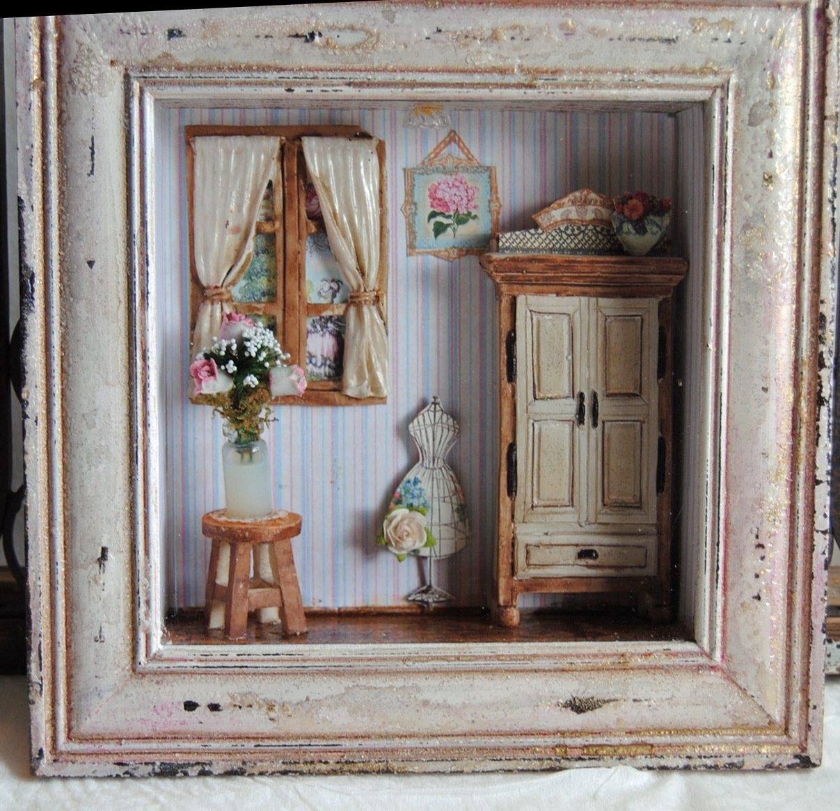 Papercraft Pleasures (my personal blog): Home Sweet Home Shadow Boxes