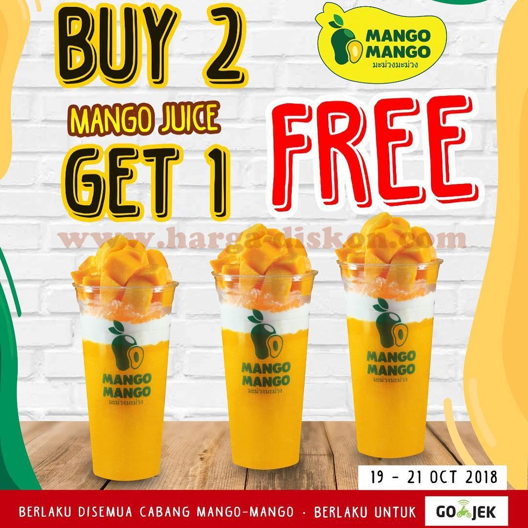 Promo MANGO MANGO Terbaru Beli 2 Mango Juice Gratis 1 Mango Juice