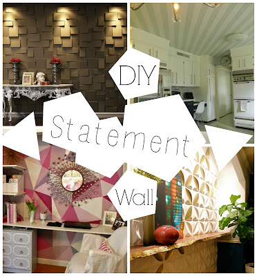 DIY Geometric or Stripe Statement Wall, Let's Get Wild!