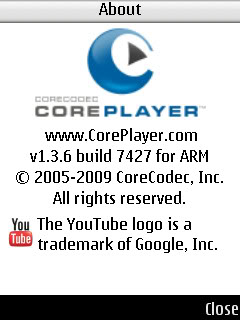 symbian softwares: coreplayer