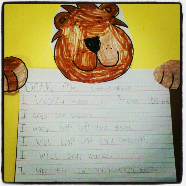 Teachery Tidbits: Substitute Groundhog