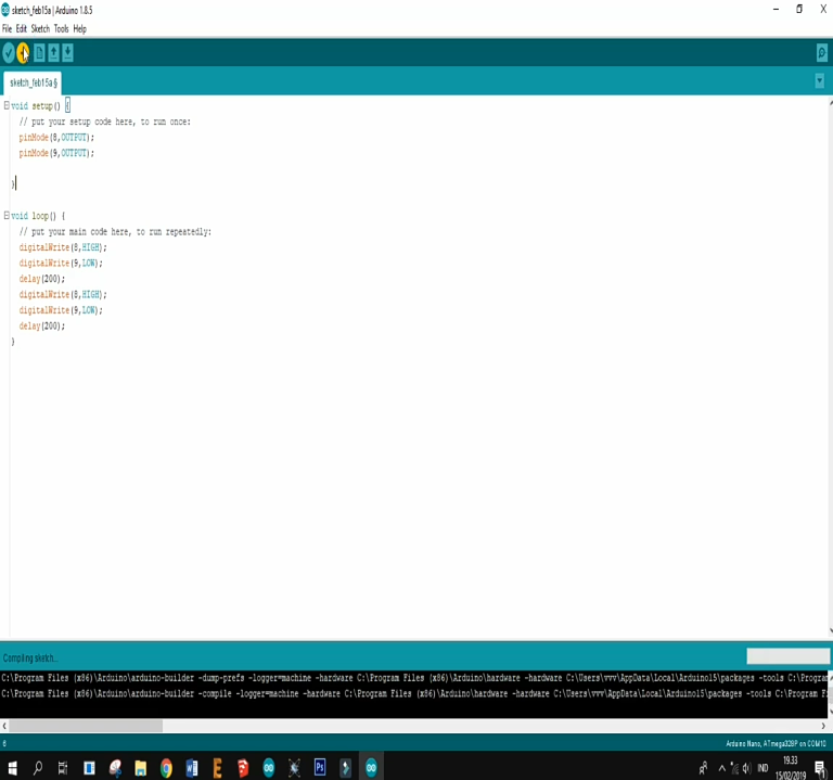 Membuat Flip Flop Menggunakan Arduino