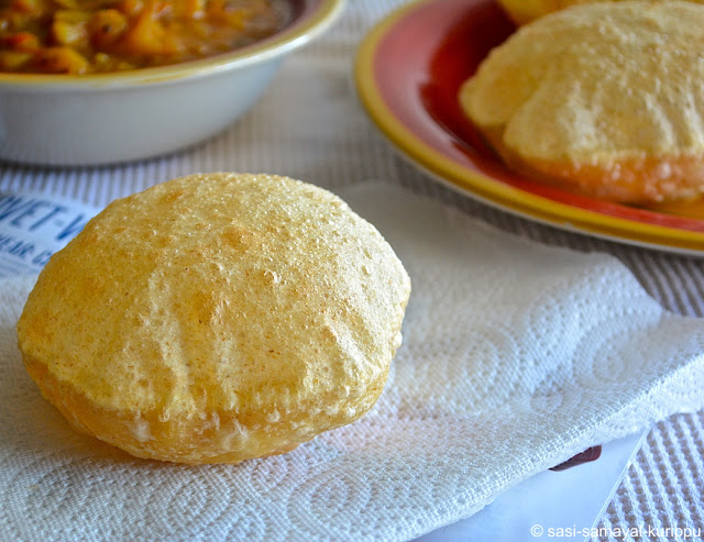 SASI'S KITCHEN: Poori