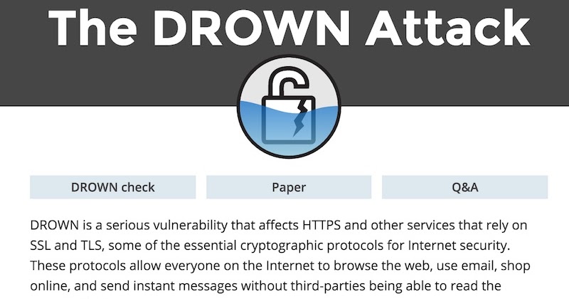 Un informático en el lado del mal: DROWN Attack: Descifrar HTTPs TLS ...