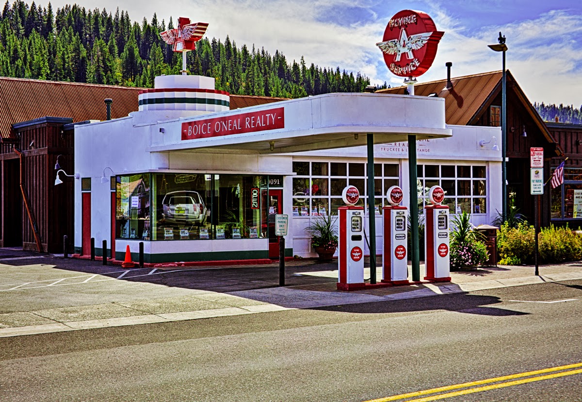 Rick Williams Photography: Flying A Gas Station Truckee California