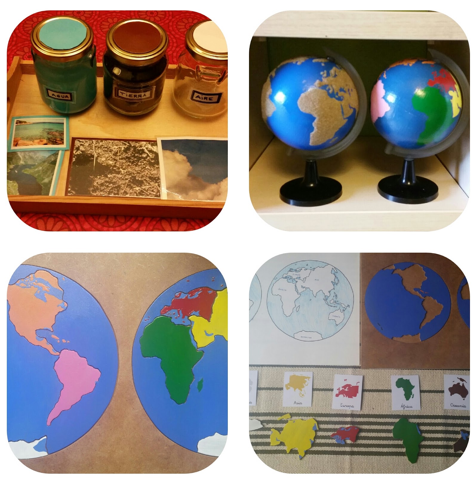 Criar, amar, vivir: Geografía Montessori