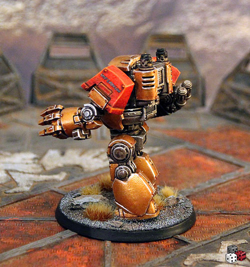 Würfelwiese: Adeptus Custodes: Venerable Contemptor Dreadnought