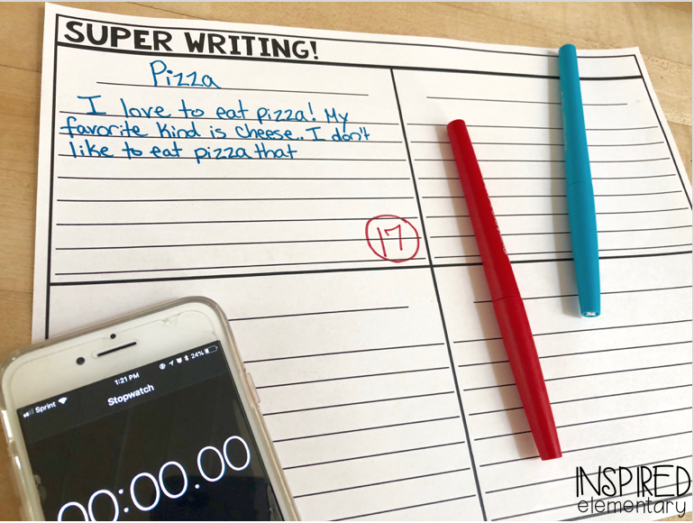 SUPER WRITING! · Inspired Elementary