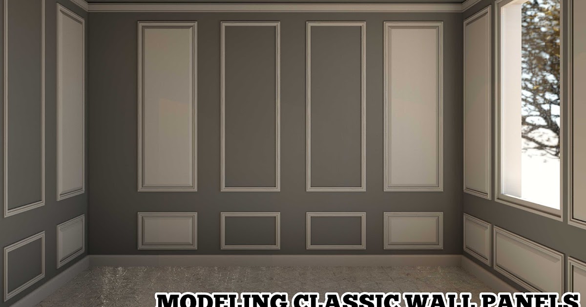 Classic Wall Panels Family In Revit - TEST.CADNEEDS