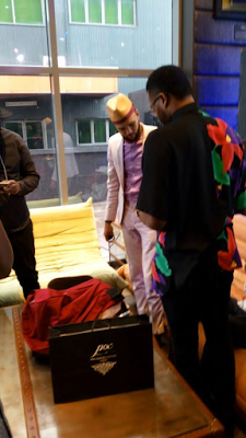 Jidenna styled In Kaftan By P.O.C creative director, Papa Omisore