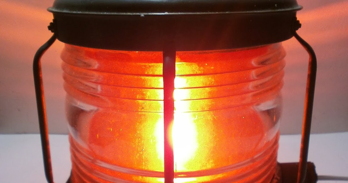 Antikpisan: Lampu Kapal 'Red Light' Ukuran Jumbo ( SOLD OUT / TOS LAKU )