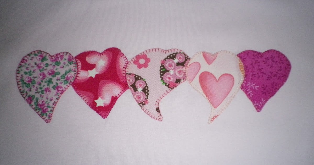 PATCHWORK DAMAEVA: Camiseta de Corazones de Patchwork