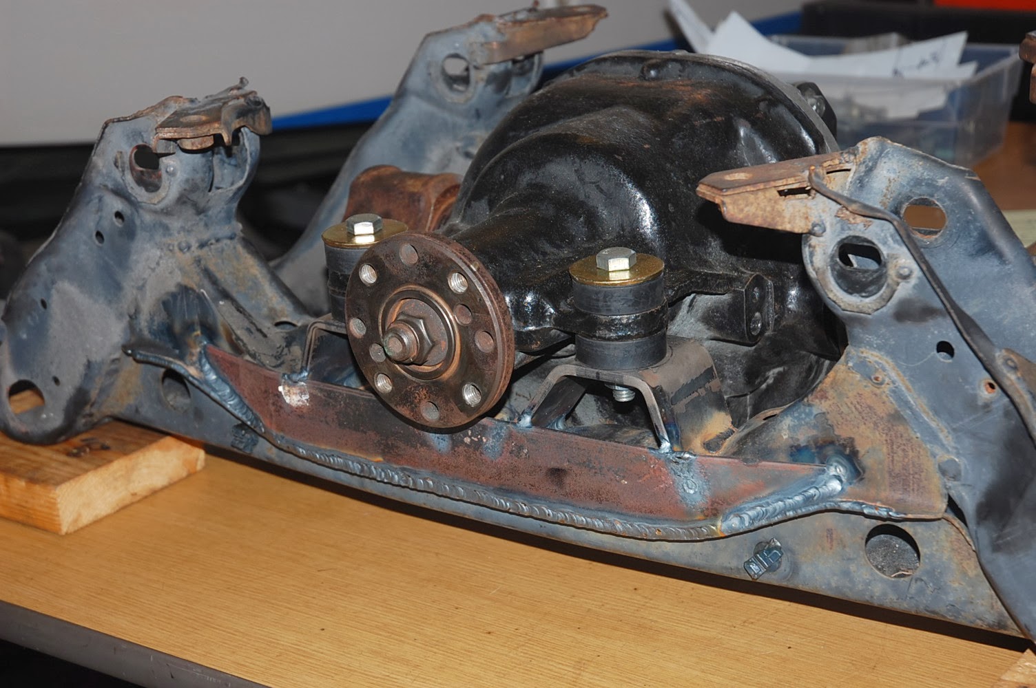 MiataV8 Conversion: Rear subframe