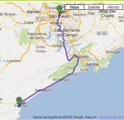 Guia Peruíbe: Como chegar a Peruíbe facil