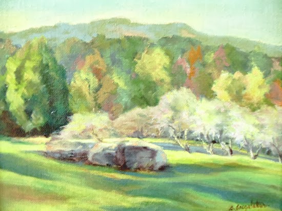 Contemporary Artists of Georgia: Original Georgia Landscape Mountain ...