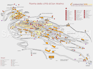 Map of San Marino