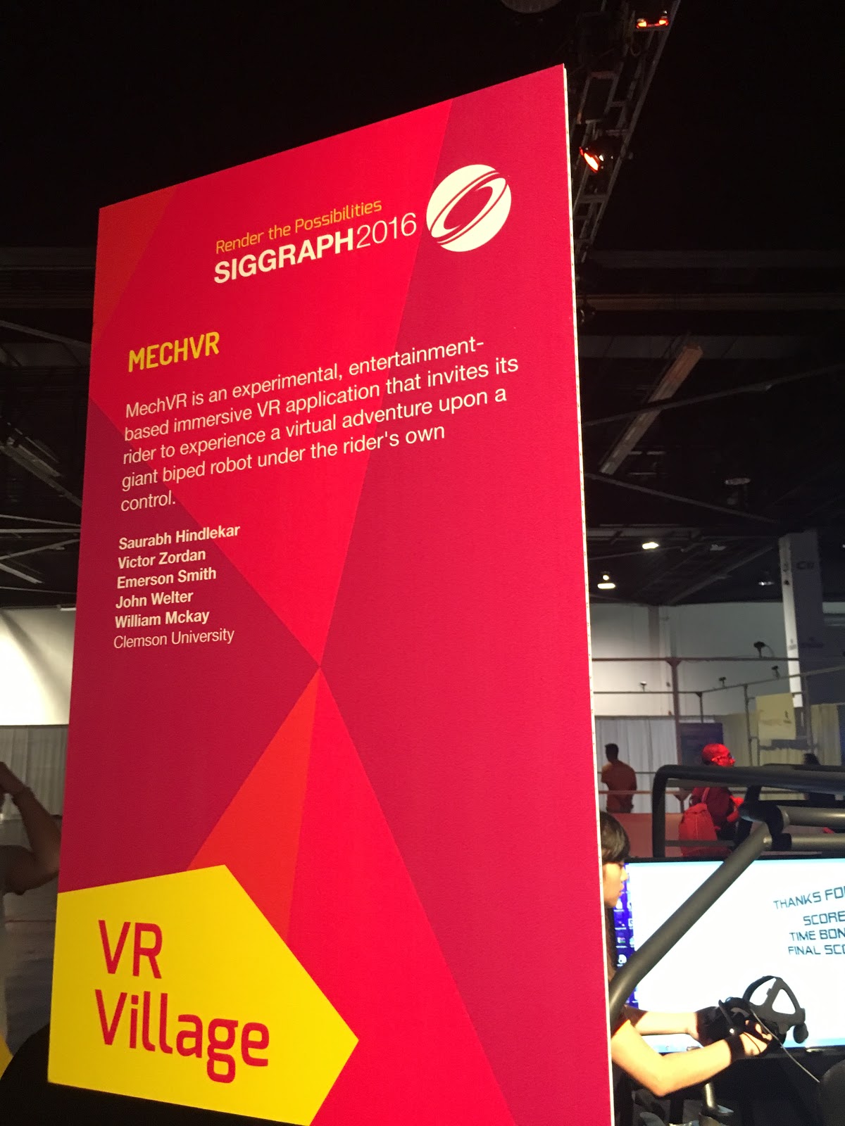 Experiencia #VR MECH en @SIGGRAPH 2016 VR Village - Dessignare Media - Arte y Animación