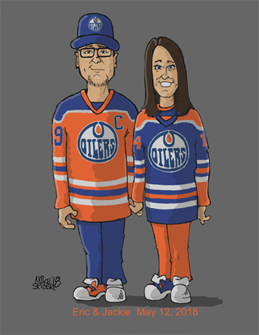 Mike Spicer Cartoonist / Caricaturist.: Edmonton Oilers Fans ...