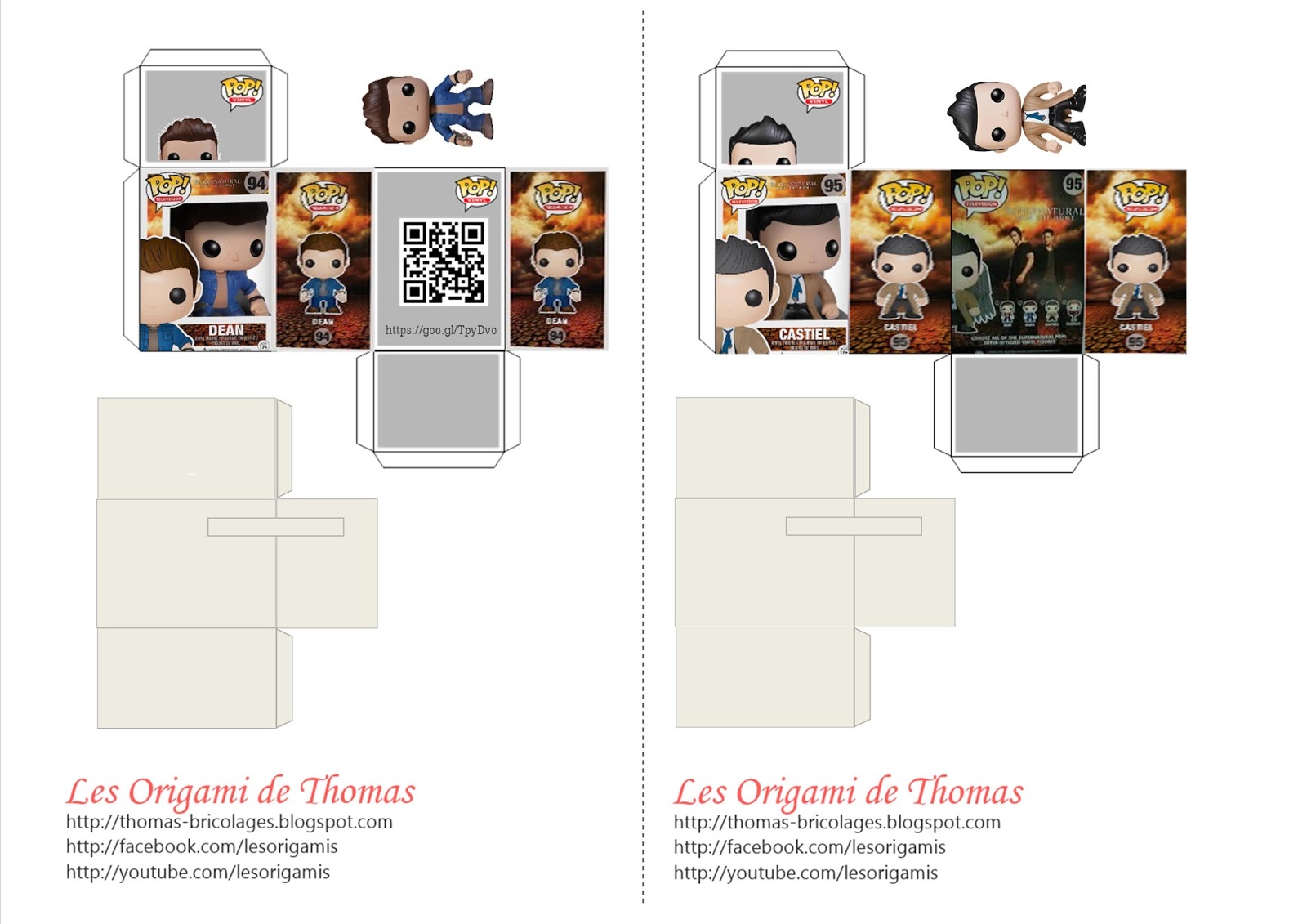 Funko Pop miniature en papercraft DIY