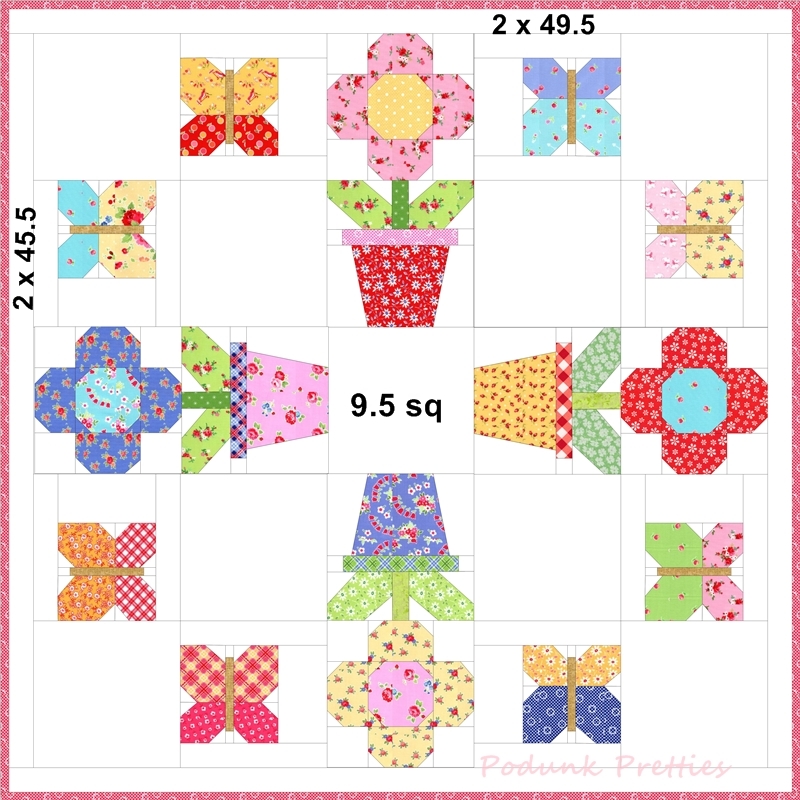 Podunk Pretties Quilting: Ring Around the Posy pattern idea