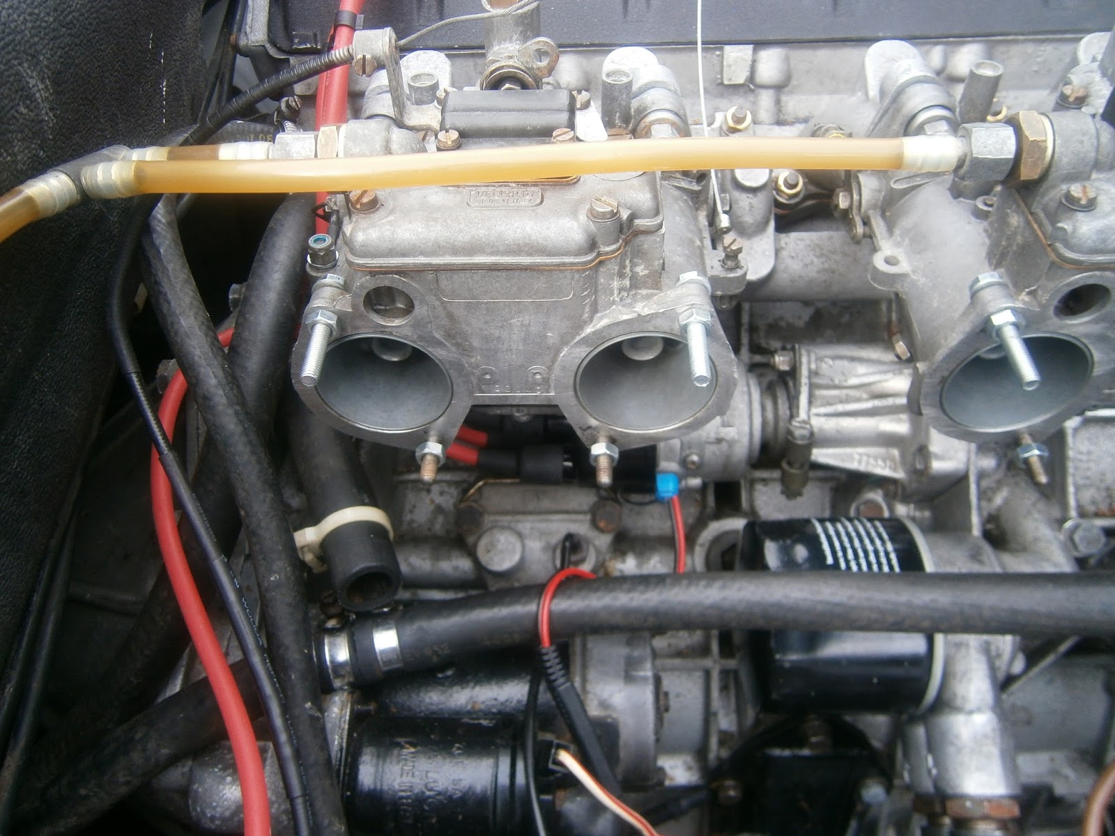 Lotus Excel Restoration: Refitting induction system airbox and hose