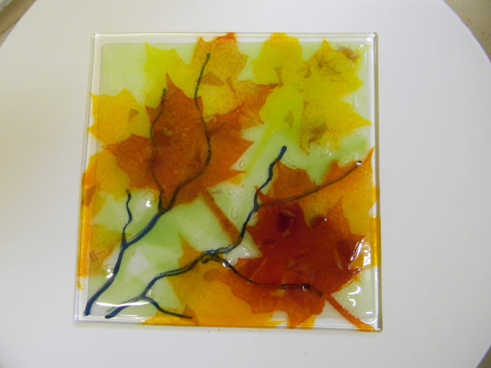 Lisa Vogt Art Adventure Blog: Fall Fusing Fun with Frit