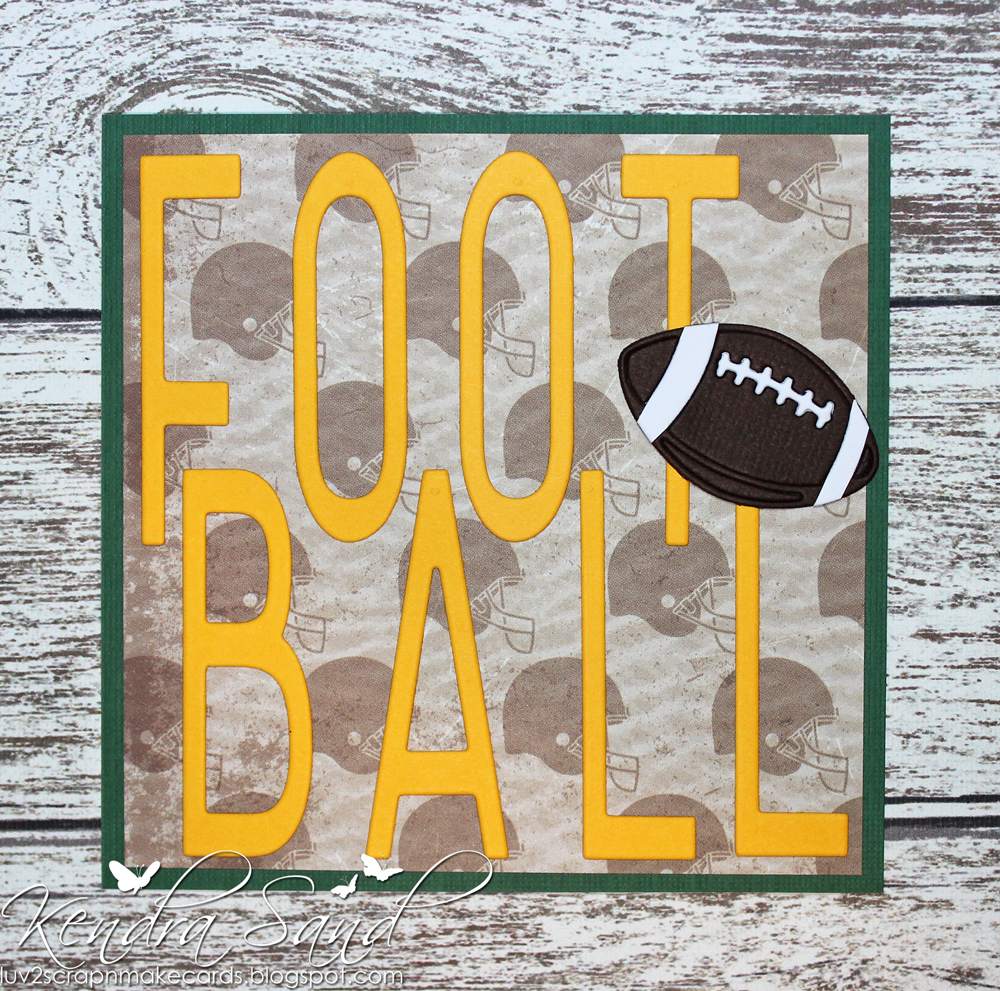 Luv 2 Scrap n' Make Cards: Football