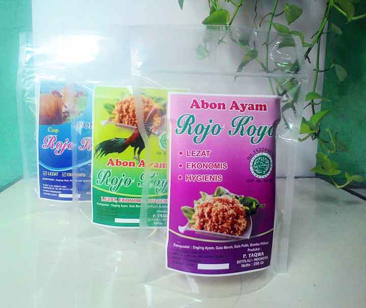 Sticker Kemasan Makanan | Cetak Sticker Murah